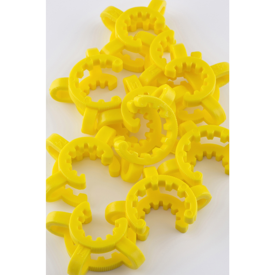 Plastic Joint Clip, B14, Yellow - Smith Scientific
