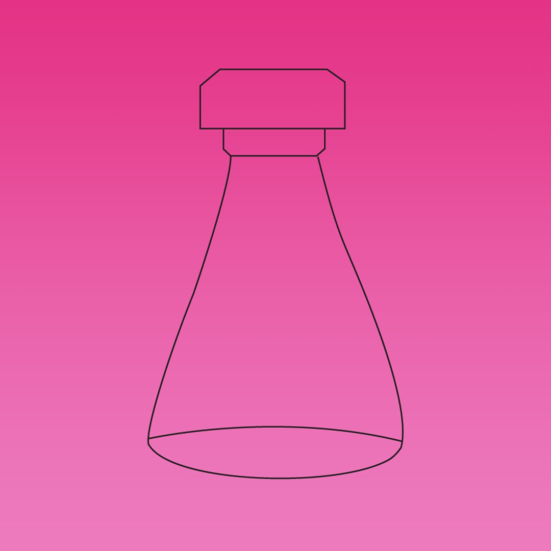 Erlenmeyer Flask, Threaded, Microscale, Glass - Smith Scientific